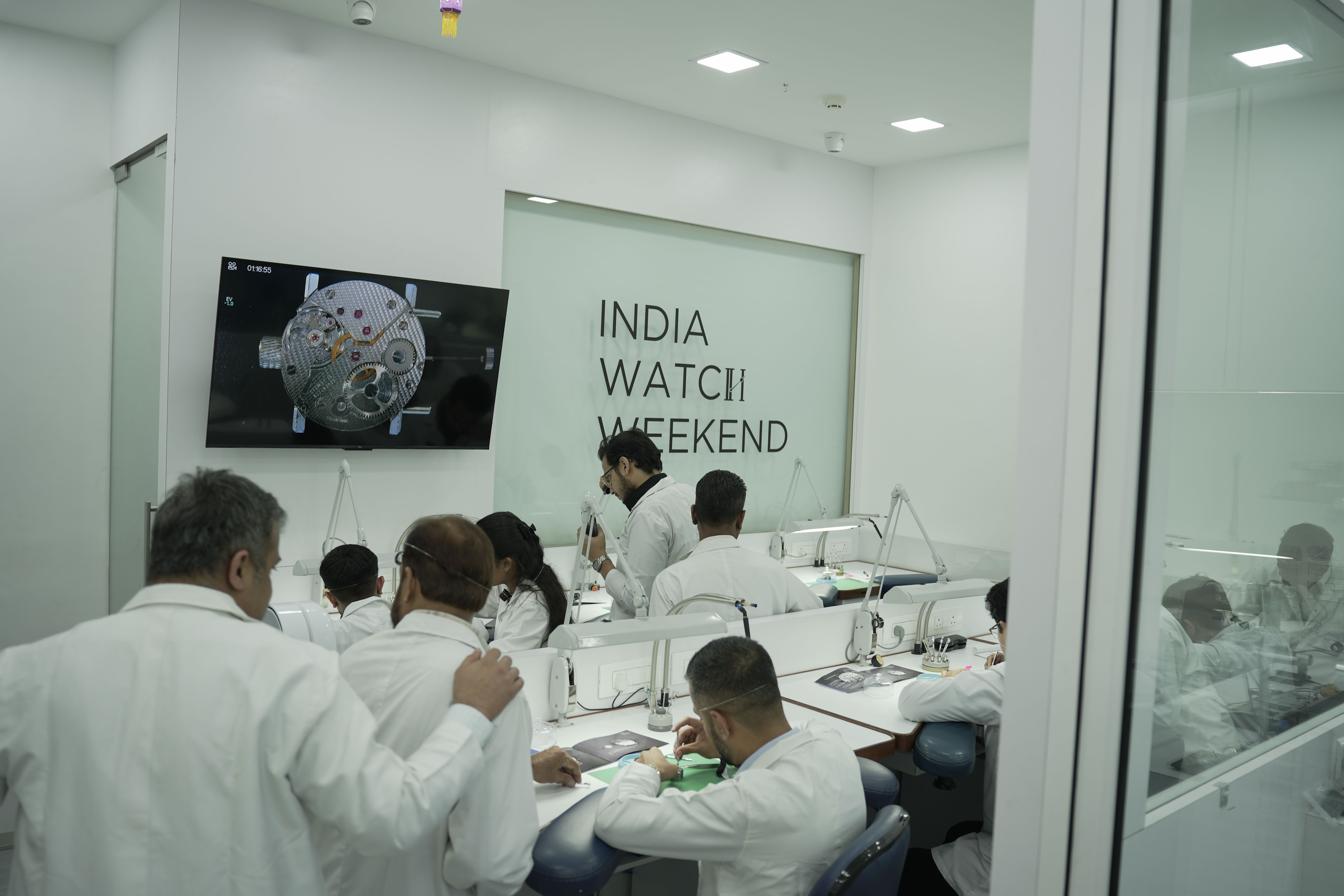 Inside POGU Watch Service Centre at India Watch Weekend