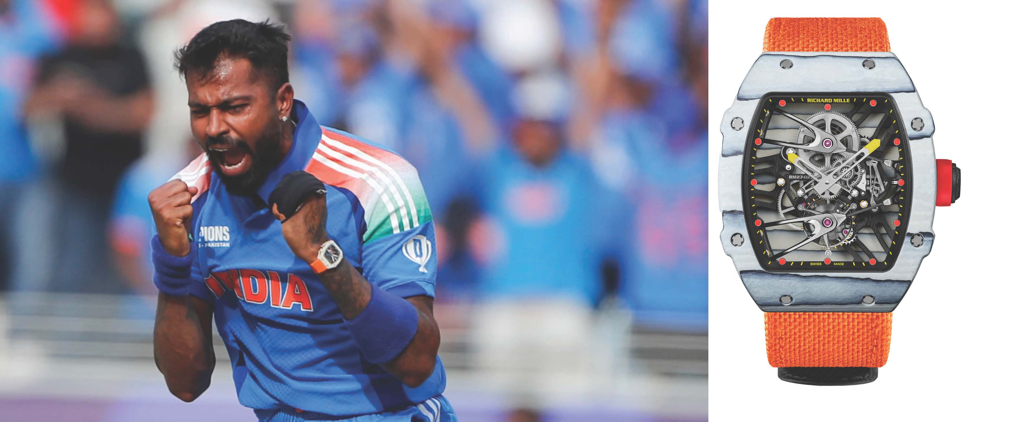 Hardik Pandya’s $800K Richard Mille Watch Steals the Show in