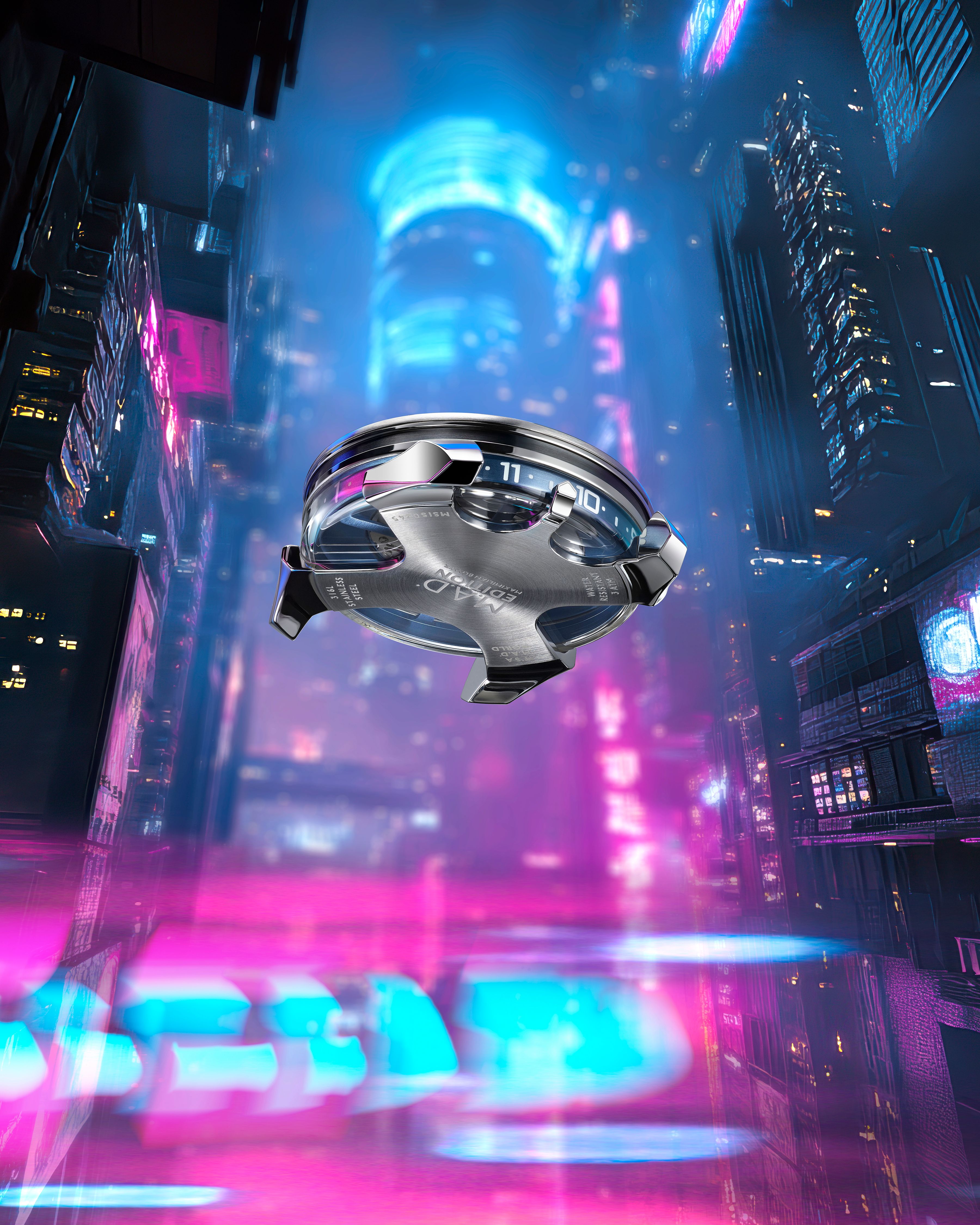 M.A.D.1S by MB&F: Sleek Swiss-Made Watch with Bold Accents