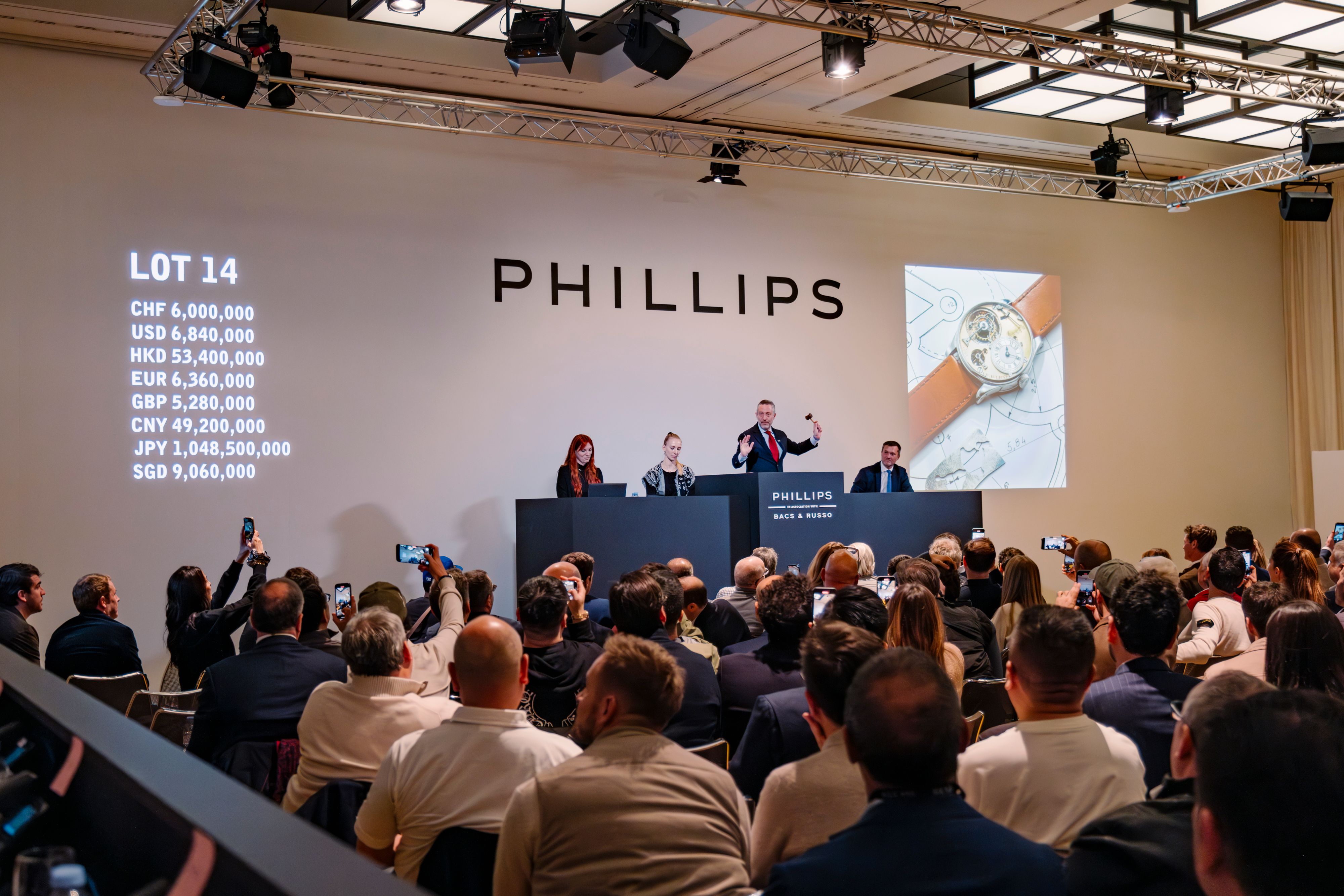 Phillips Watches: $212M Record-Breaking Year in Auctions