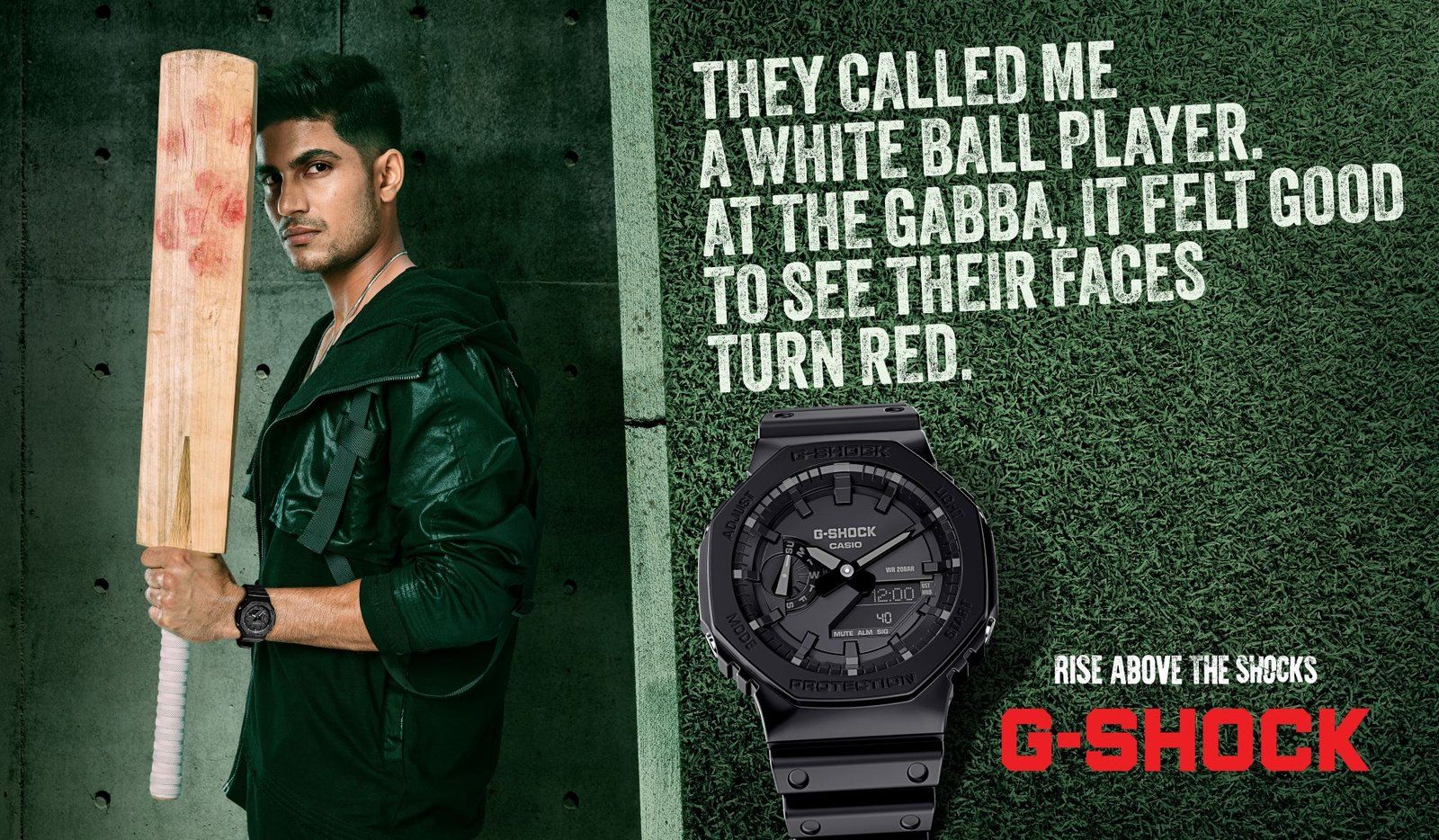 Shubman Gill - G-SHOCK "Rise Above The Shocks" Campaign