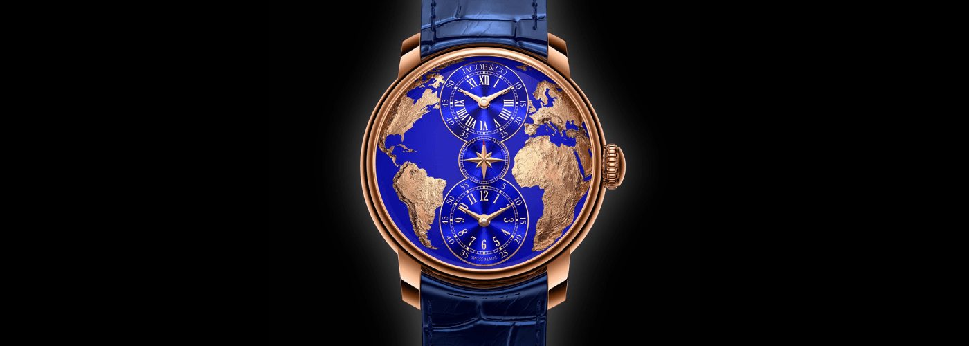 Explore the latest Jacob & Co : The World Is Yours Dual Time Zone watch ...