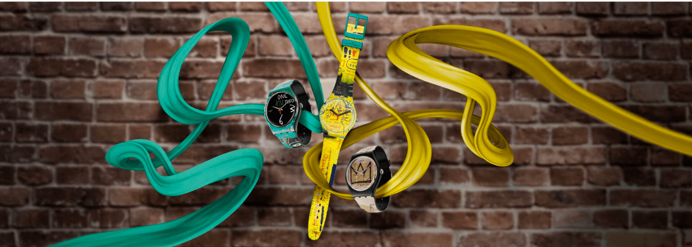 Explore the latest swatch-x-jeanmichel-basquiat watch releases